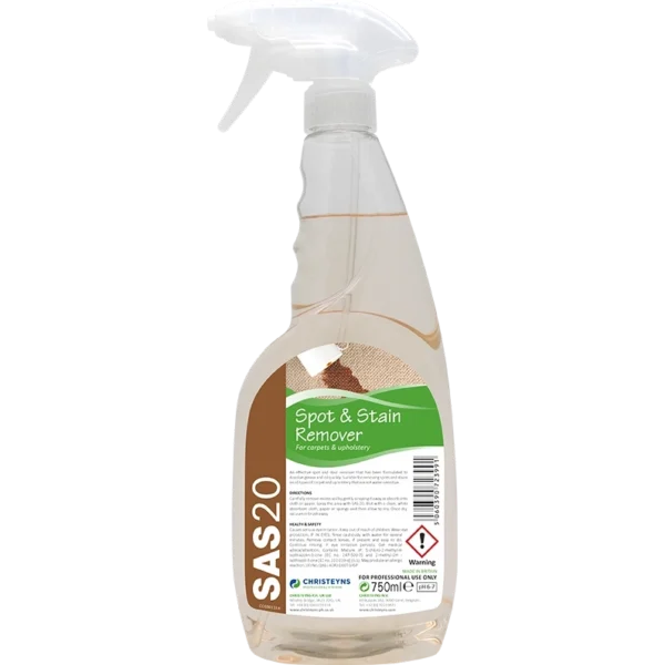 SAS 20 SPOT & STAIN REMOVER – 750ml | Professional Hygiene Ltd